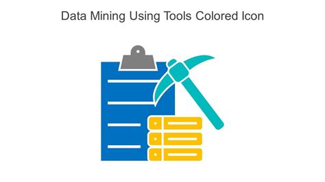 Data Mining Using Tools Colored Icon In Powerpoint Pptx Png And Editable Eps Format Ppt Powerpoint