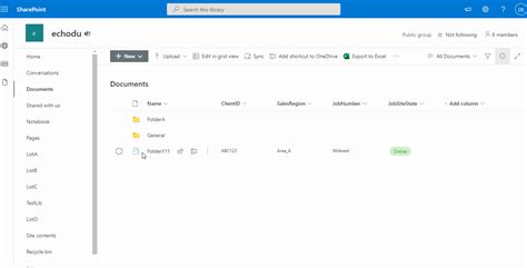 Spo Have Documents Added To A Folder Inherit The Column Values Of