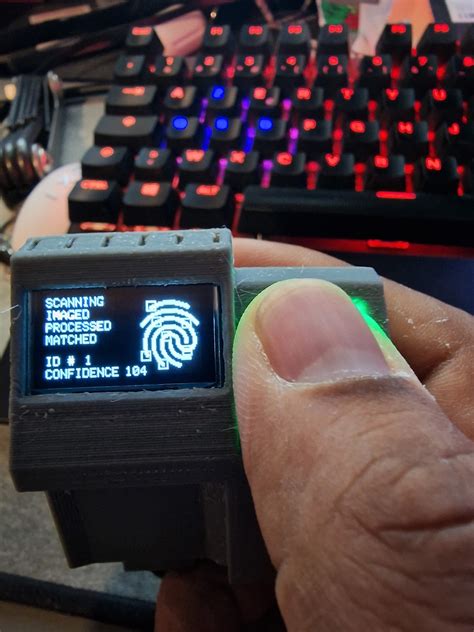 fingerprint wemos d1 mini ecran mqtt matériel jeedom hardware