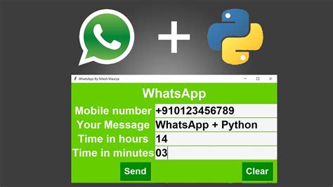 Whatsapp Python Gui Code With Nm Youtube