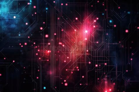 Power Distribution Lines With Red Lights Stock Image Image Of Devices Energetic 338536933