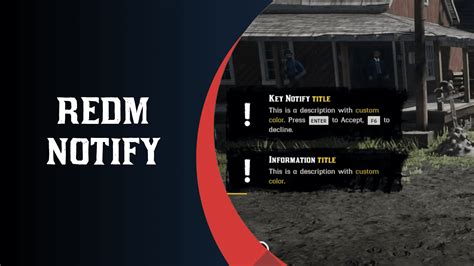 Redm Notify Script Advanced In Game Notifications