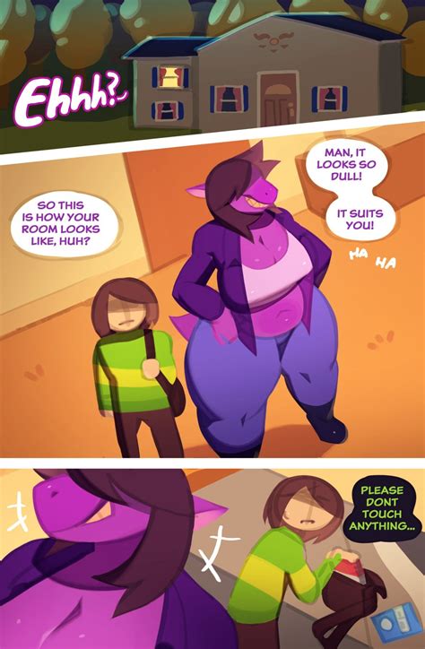 Svarz A Susie X Kris Comic Deltarune Rfemxeno