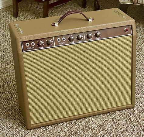Handwired 63 Brownface Deluxe Amp Fender Clone By Mojotone Reverb