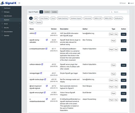 Signal K Installer Openplotter 4 X X