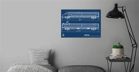 Er200 Soviet Train Poster By Atomic Chinook Displate