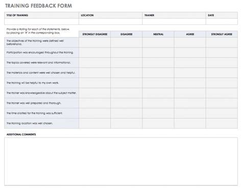 Feedback Tracker Template
