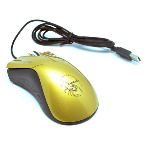 Kinbas Wired Optical Gaming Mouse GX MK6 Golden JakartaNotebook Com