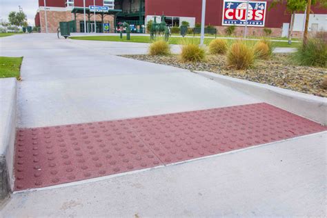 Ada Sidewalks And Curb Ramps Tekway Stronggo Tactile Warning Systems