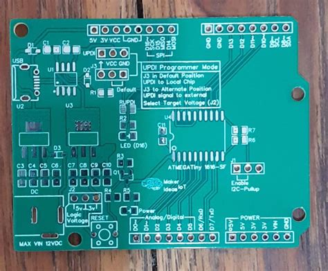 Atmega Tiny 1616 Development Board Complete Share Project Pcbway