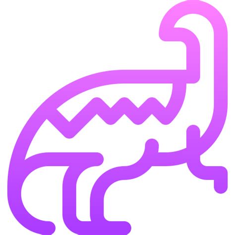 Bactrosaurus Basic Gradient Lineal Color Icon Bactrosaurus Basic Gradient Lineal Color Icon