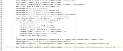 Issue With Generating Sub Reports In The Main Report In A Loop