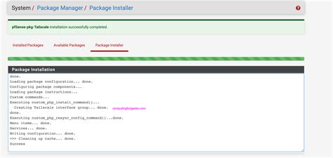 How To Join Pfsense To Tailscale Headscale Mesh Computingforgeeks