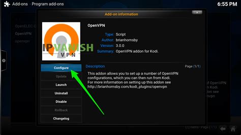 Set Up OpenVPN On OpenELEC Kodi IPVanish