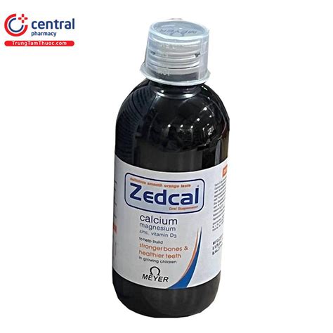 Siro Zedcal 100ml Bổ Sung Calci Kẽm Magie Phòng Ngừa Còi Xương