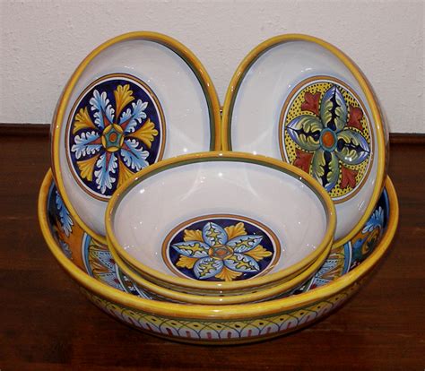 Ceramic Italian Pasta Bowls Set At Megan Blackmon Blog