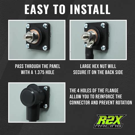 Conectores De Cables Eléctricos Buy Battery Cable Flanged Bulkhead