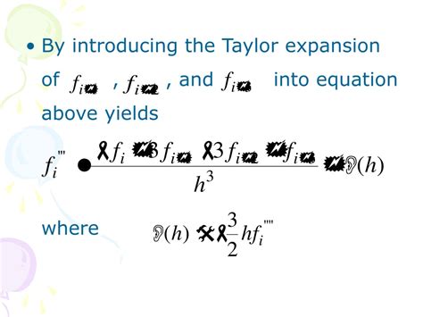 Ppt Numerical Differentiation Or Difference Approximation Powerpoint Presentation Id9638886
