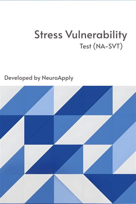 Stress Vulnerability Test Na Svt Neuroapply
