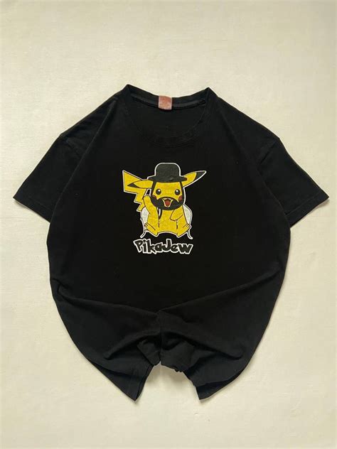 Anime × Cartoon Network × Pokemon Pikachu Pikajew Pokemons T Shirt