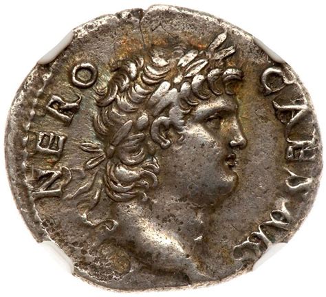 Nero Silver Denarius 317 G Ad 54 68 Rome Ca Ad 64 Nero Caesar