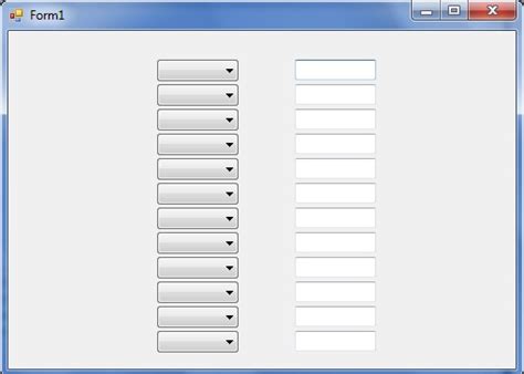 C Dynamic Textboxes Spacing Issue Stack Overflow