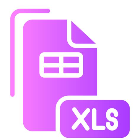 Excel Generic Gradient Fill Icon Freepik