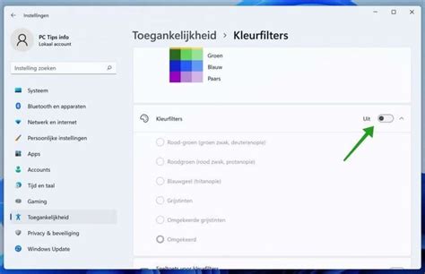 How To Enable And Customize Color Filters In Windows