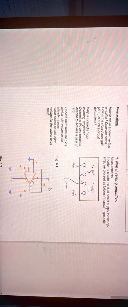 Preparation How To Make A Non Inverting Amplifier Draw The Circuit