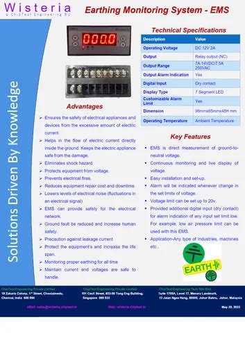 Earth Monitoring System At Number Earthing Equipment In Chennai ID