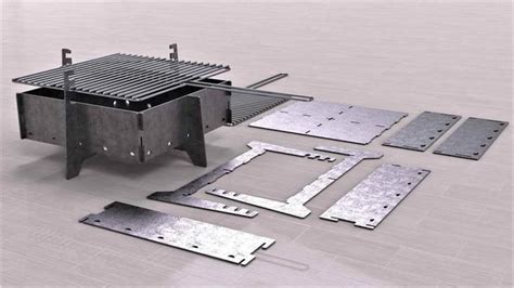 Laser Cut Folding Firebox Stove Patterns Free Cdr Vectors Art For Free