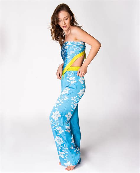 Дамски сатенен шал за глава Aloha