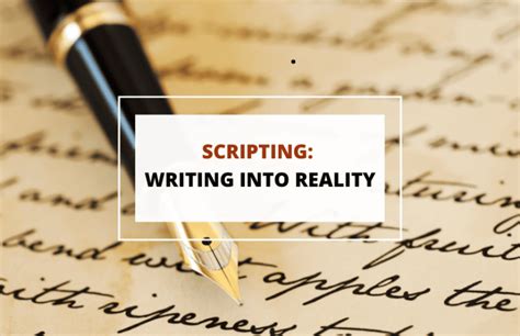 Scripting Method Write Your Future Into Reality Symbol Sage