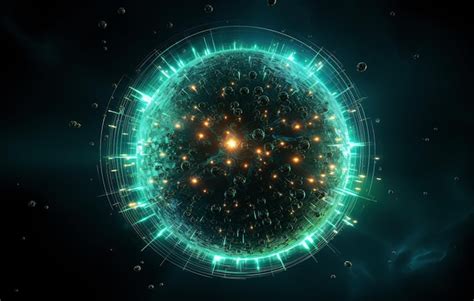 Premium Ai Image Technology Network Background