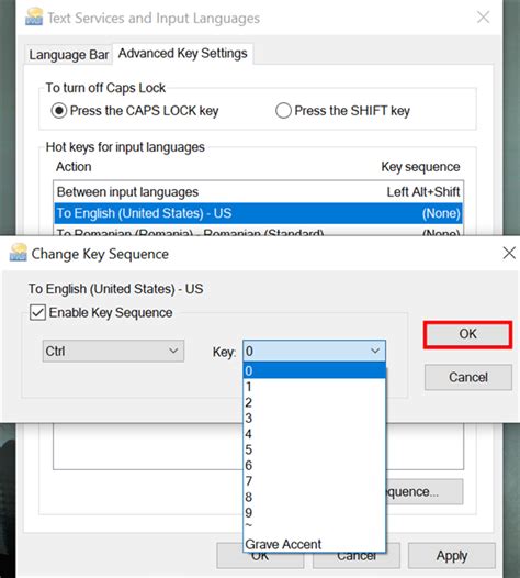 How To Change The Keyboard Language Shortcut In Windows 10