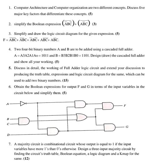 solved 1 computer architecture and computer organization are two
