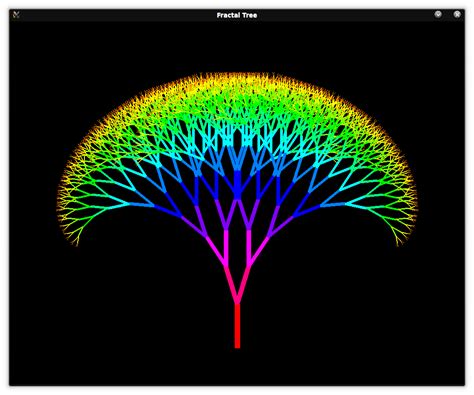 fractal tree pretty math pictures
