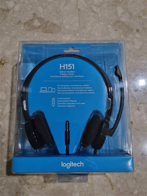 Logitech H151 Noise Cancellation Headset Audio Headphones Headsets On Carousell