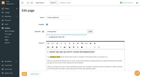 Make Your Store Gdpr Compliant X Cart