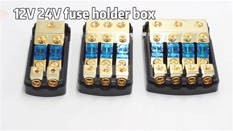 60amp Mini Anl 2 Way Fuse Holder Distribution Block Afs Fuse Bolt Holder Buy 2 Way Car Audio