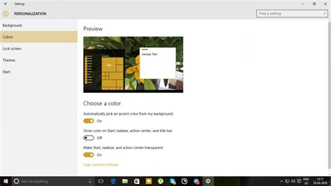 How To Automatically Change Windows 10 Accent Color