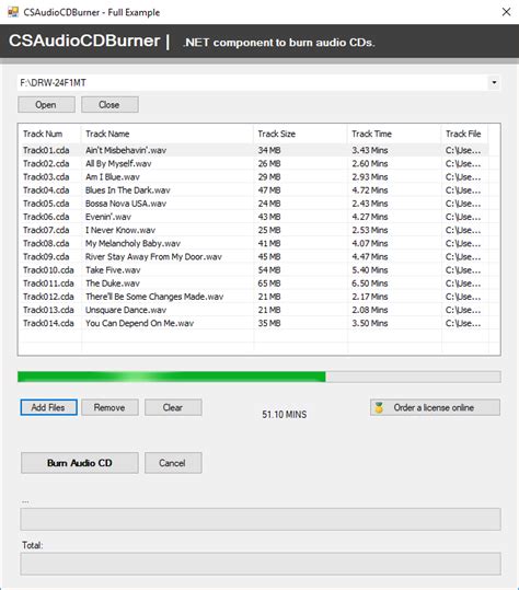 Github Microncode Comcsaudiocdburner Net Component To Burn An