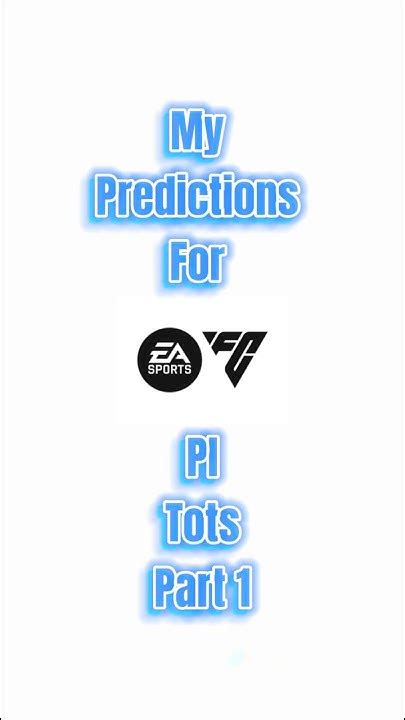 My Predictions For Eafc Pl Tots Part 1 Defenders Tots Defence Eafc24 Shorts Viral Youtube