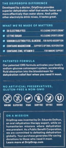 Drip Drop® Electrolyte Watermelon Drink Mix Packets 8 Packets Ralphs