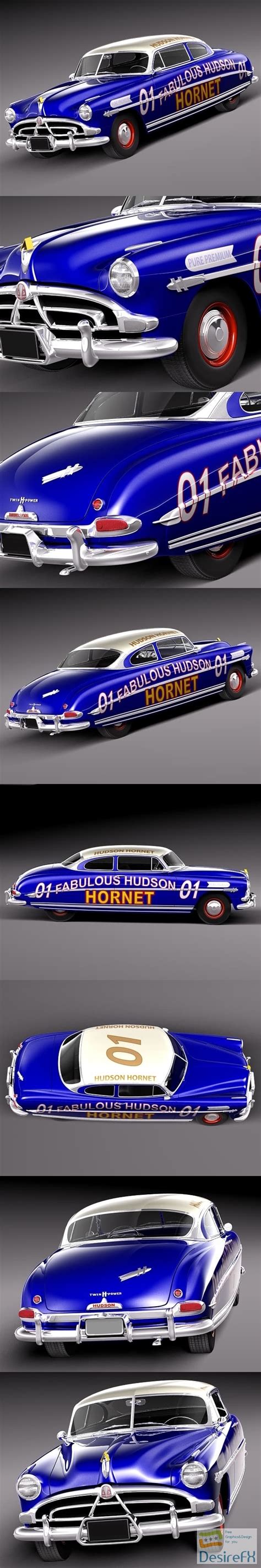 Download Hudson Hornet 1951 1954 3d Model Desirefxcom
