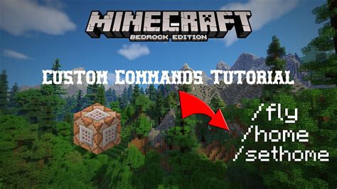 Minecraft: How To Make Custom Commands In Minecraft Bedrock Edition (PS4/XBOX Edition) - YouTube