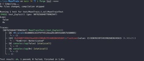 `forge Test` Funtion Call Throws `evmerror Notactivated` Error · Issue 4988 · Foundry Rs