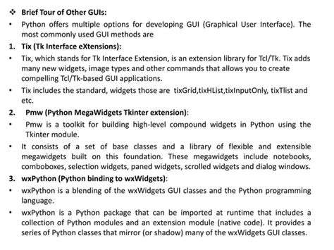 tkinter gui programming in python pdf