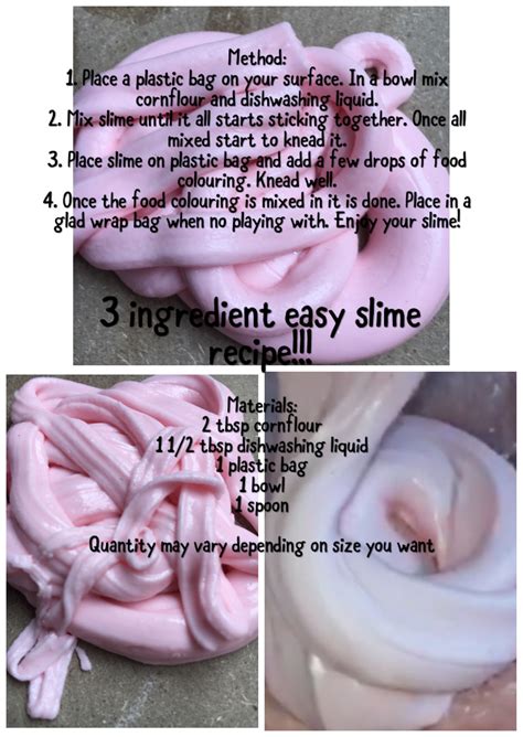 Slime Recipe Following Directions Sequencing In 2025 Slime Recipe