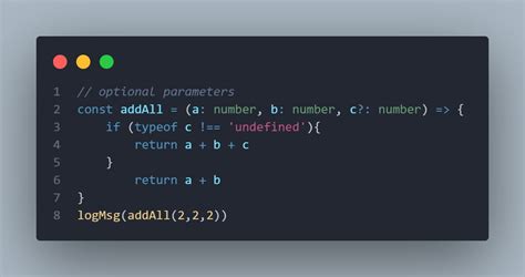 Zuhaib Ahmed On Linkedin Typescript Optionalparameters